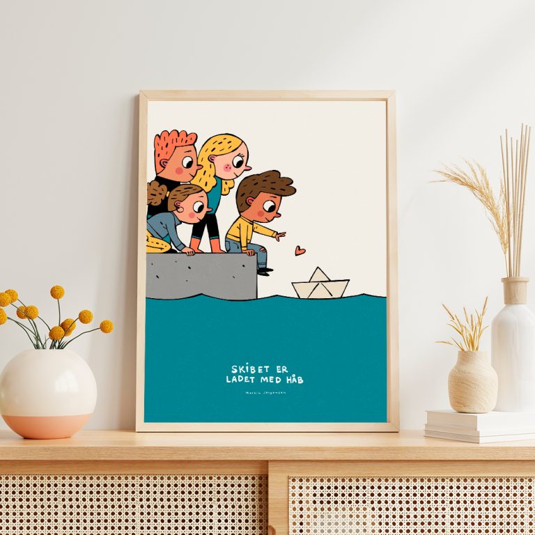 Plakat af Martin Jørgensen | Plakat af Martin Jørgensen | Red Barnet